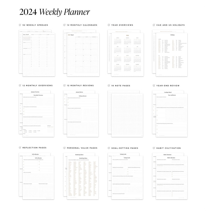 Hemlock And Oak Planner