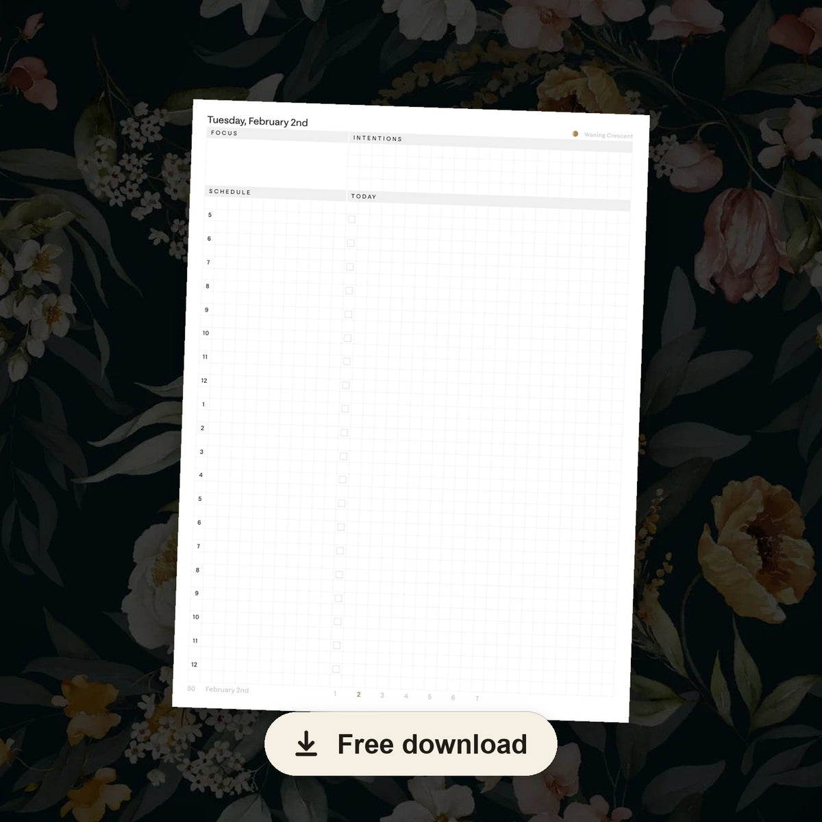 Free Printable Planner PDFs — Daily, Weekly & More | Hemlock & Oak