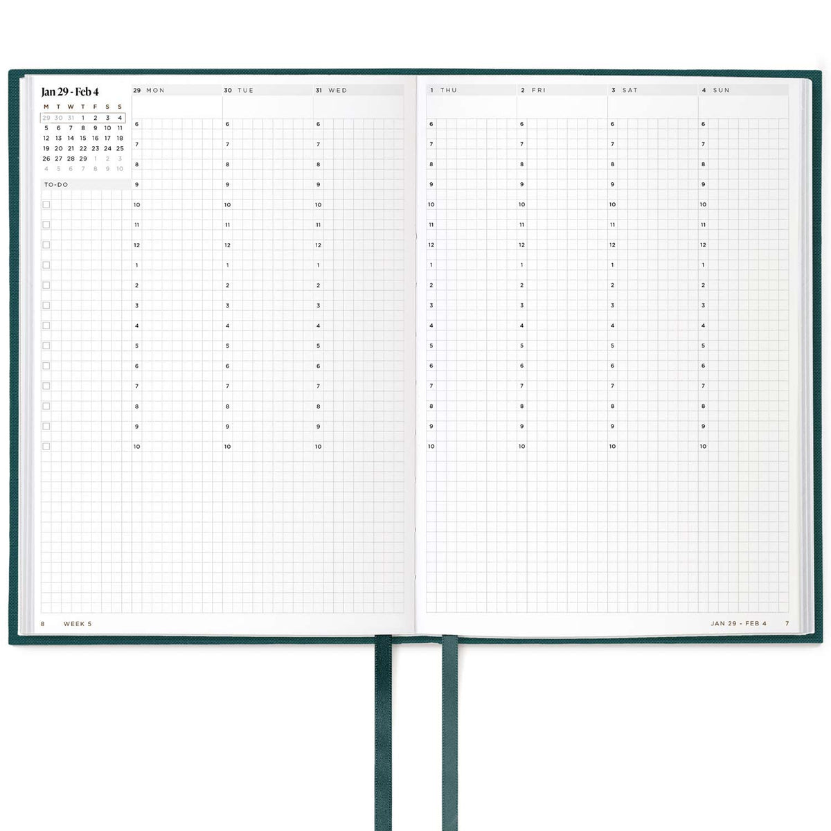 2025 Weekly Minimalist Planner B5