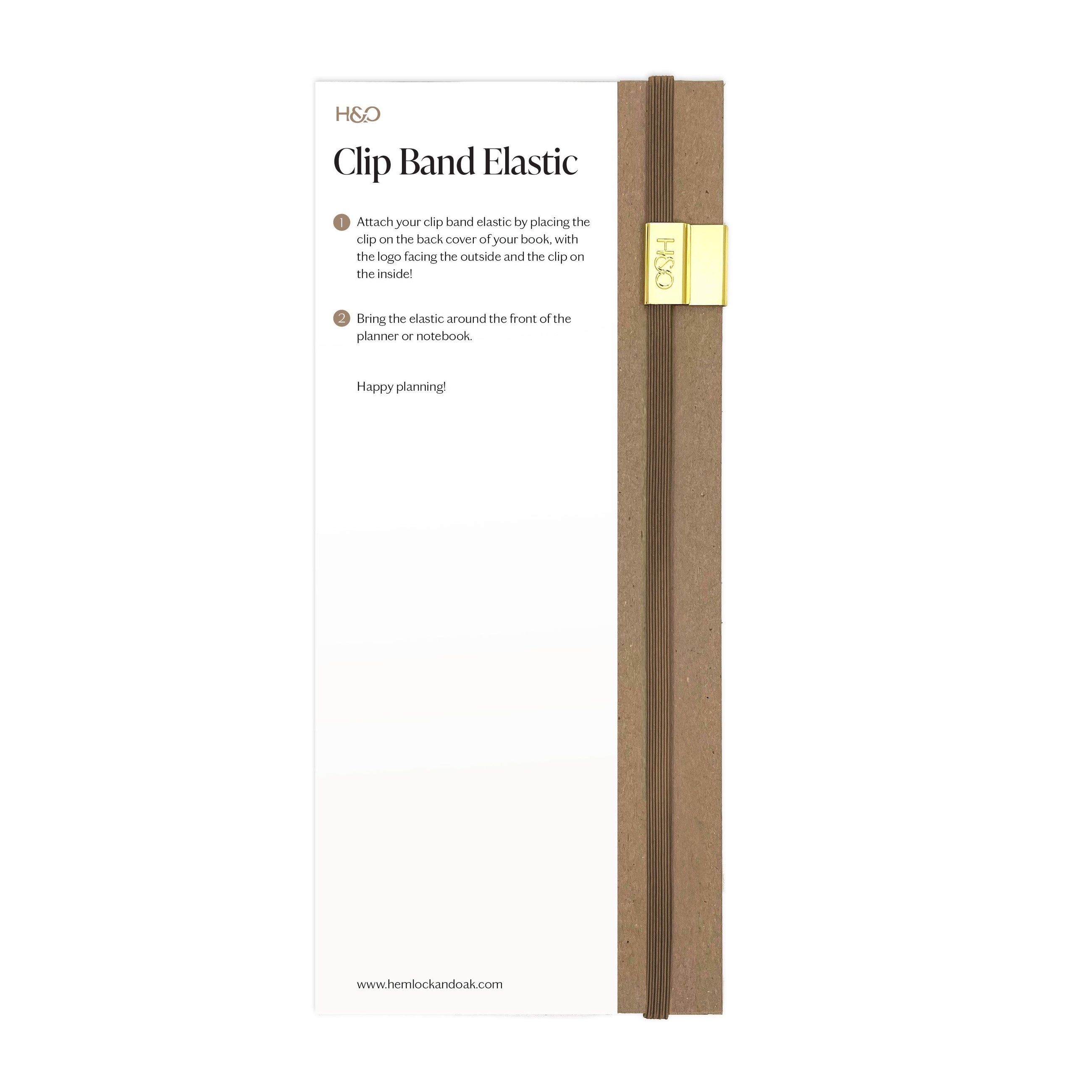 Clip Band Elastics | Hemlock & Oak