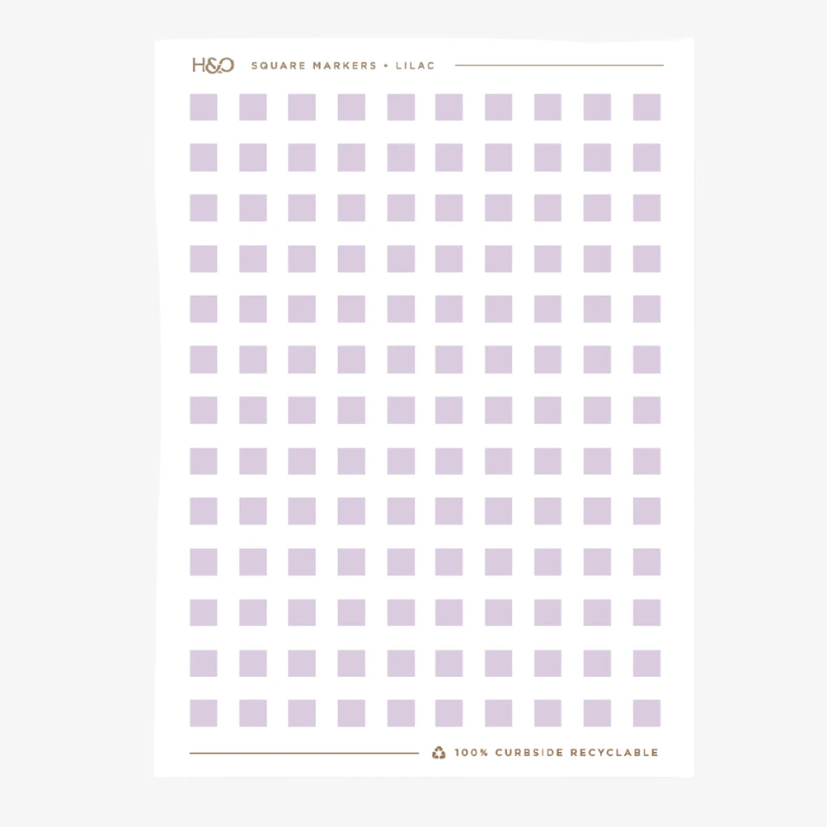 Square Bullet Markers