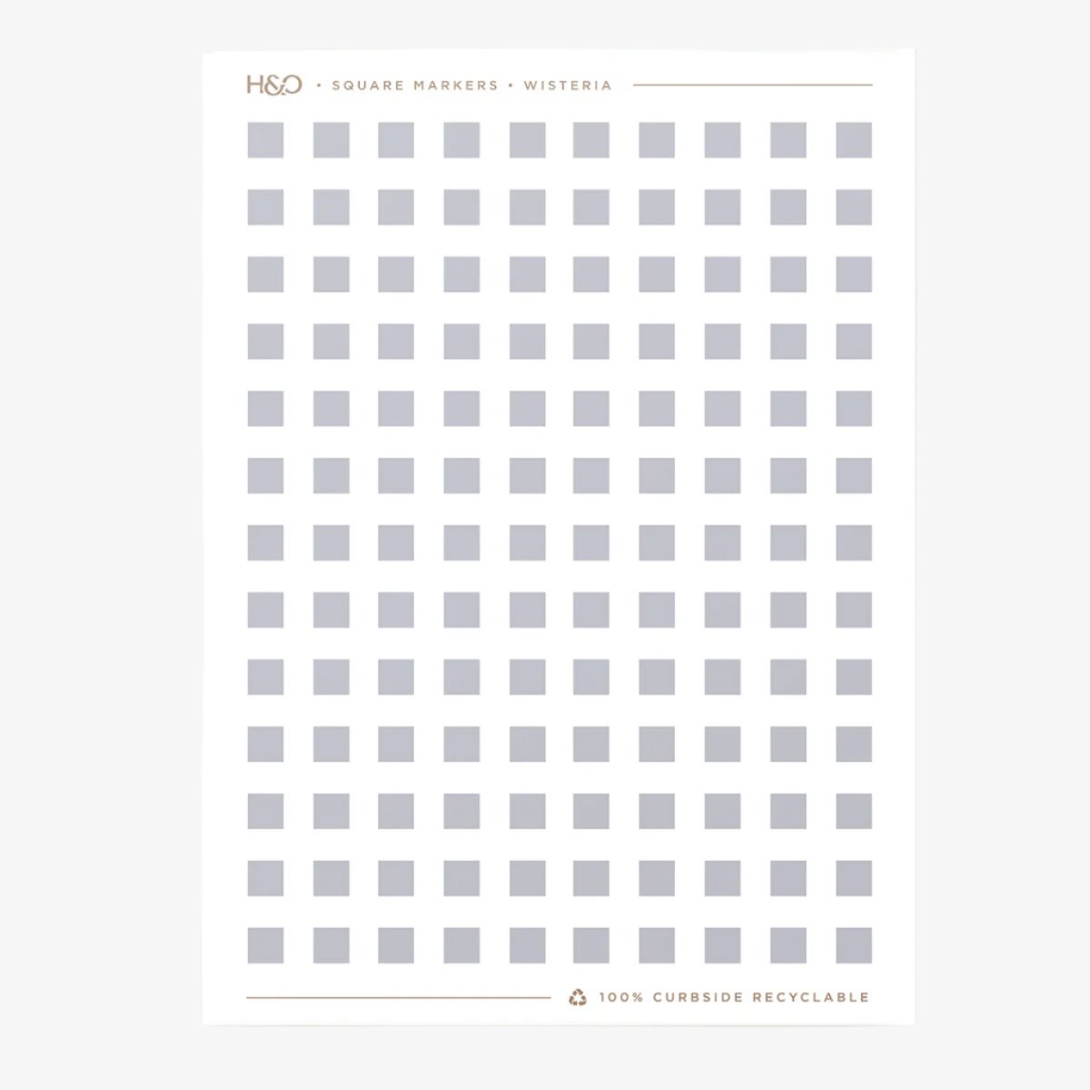 Square Bullet Markers