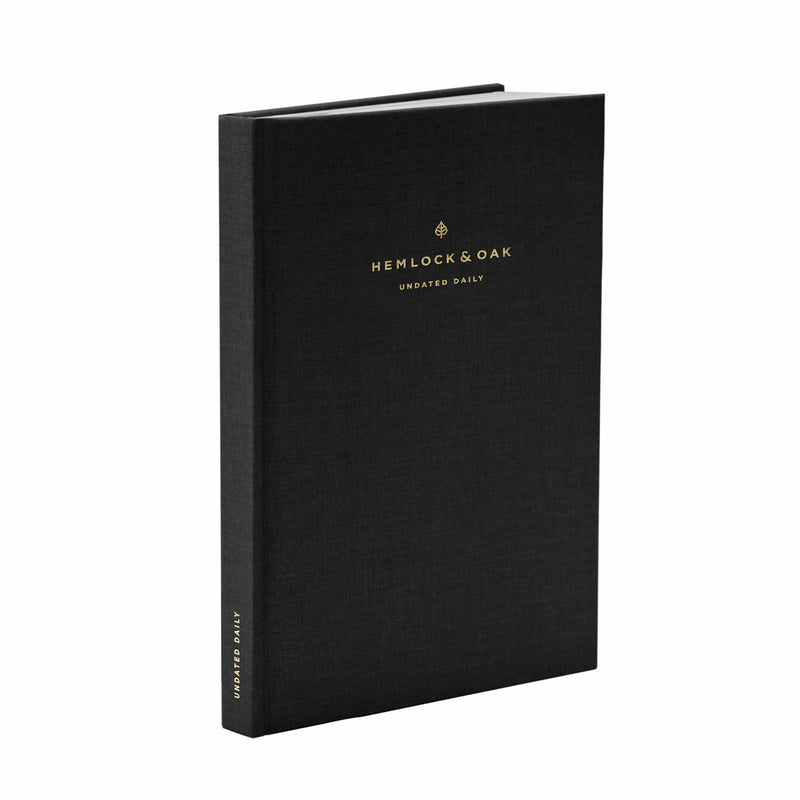 Undated Daily Planner - Hardcover | Hemlock & Oak