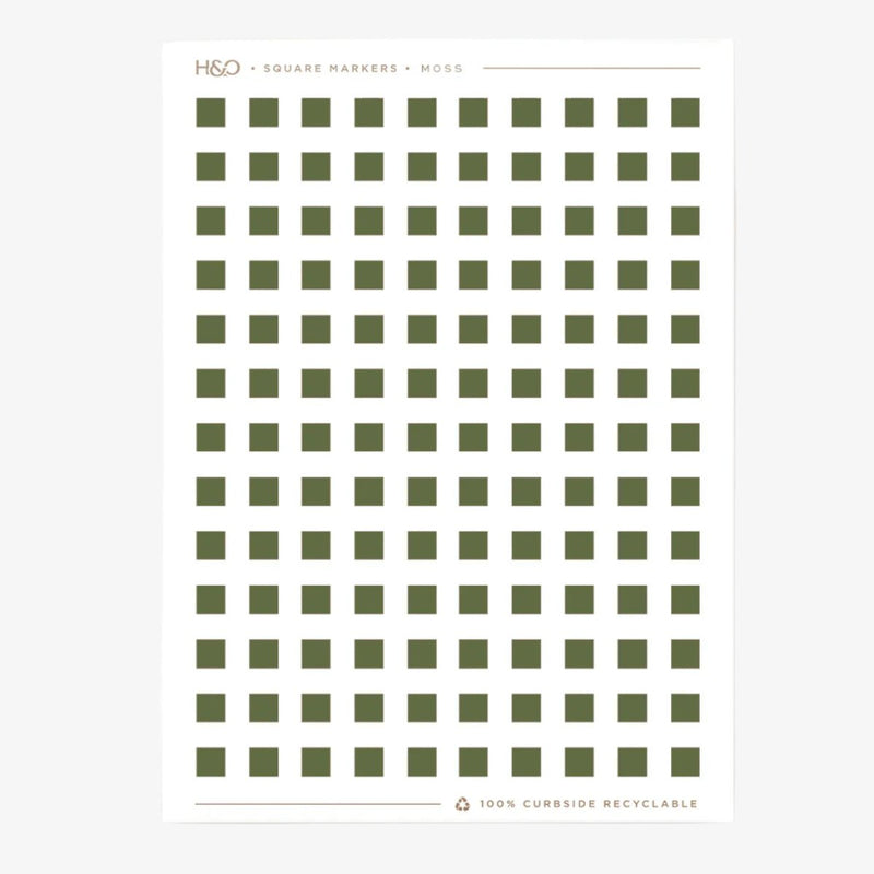 Square Bullet Markers