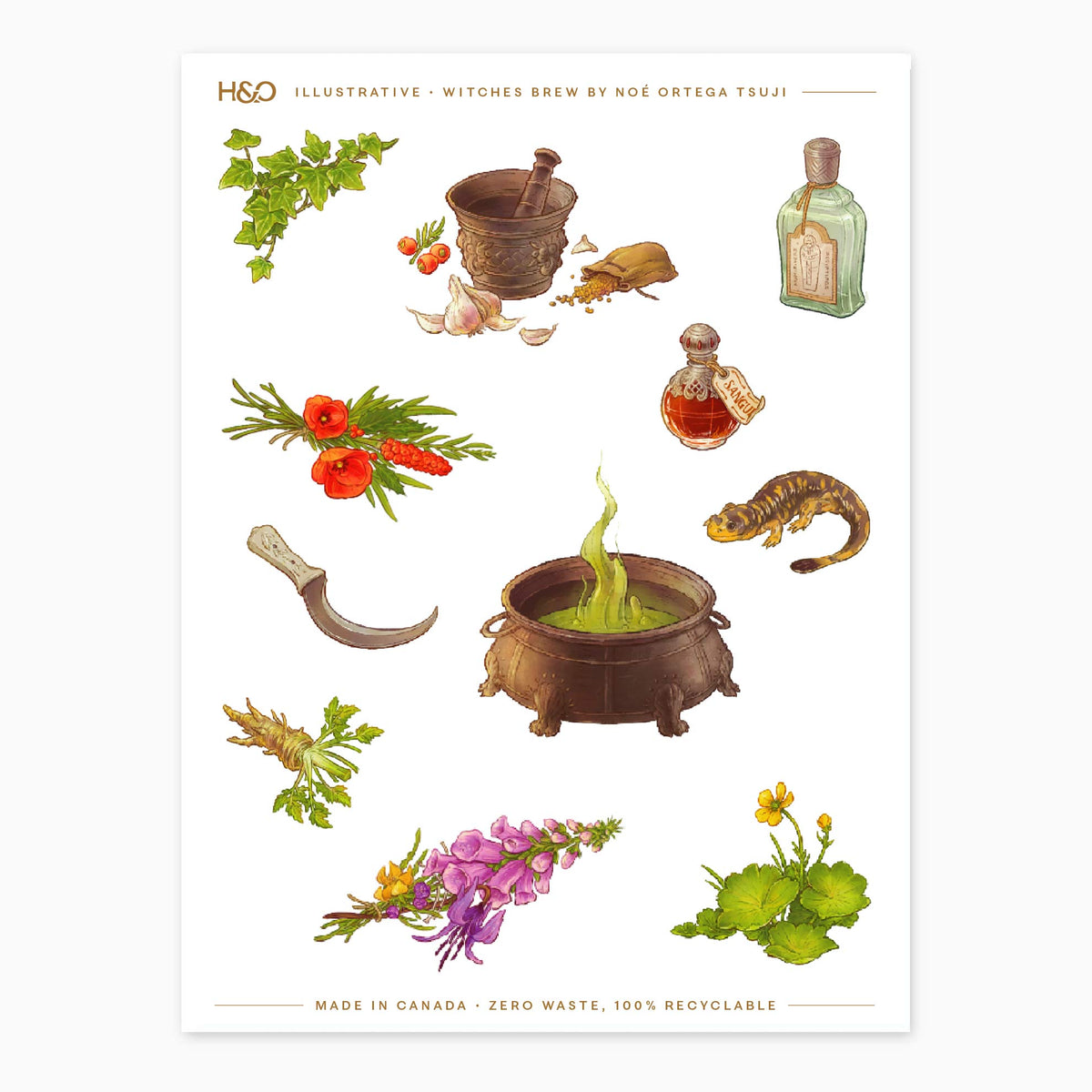 Witches Brew Stickers